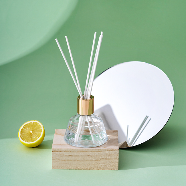 100ml Flat Glass Aroma Diffuser Bottles Screw Up Sealing Type